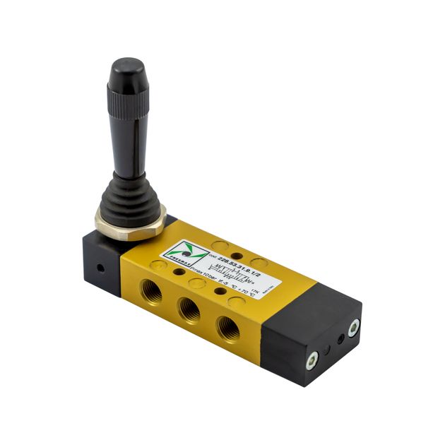 Pneumax 5/3 Pneumatic Lever Valve - 228.53.31.9.1/2 | Mike's Transport ...