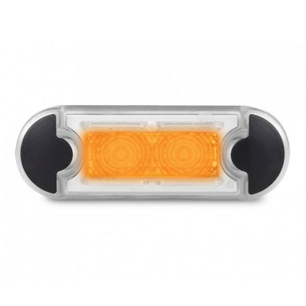 Hella DuraLED Flush Mount Amber Marker Lamp | Mike's Transport Warehouse