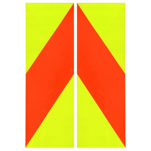 Hazard Panels 600 x 200 Double Sided (Pair) - PVC | Mike's Transport ...