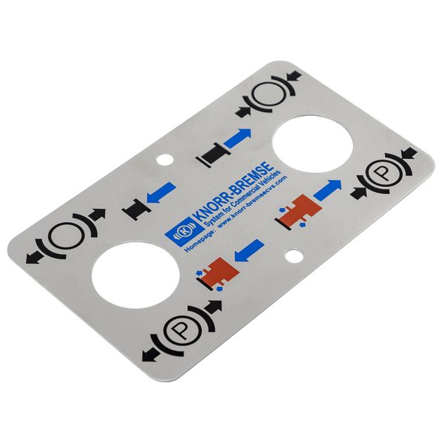 Knorr-Bremse Park/Shunt Name Plate | Mike's Transport Warehouse