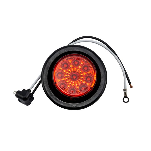 Lucidity LED Red Marker Lamp Round 2inch | Mike's Transport Warehouse