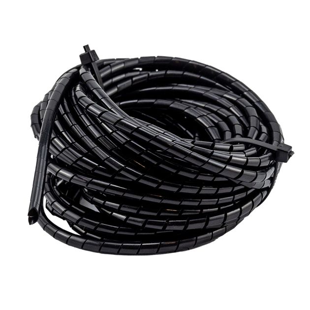 Spiral Wrap 6MM x 10M Roll - Black | Mike's Transport Warehouse