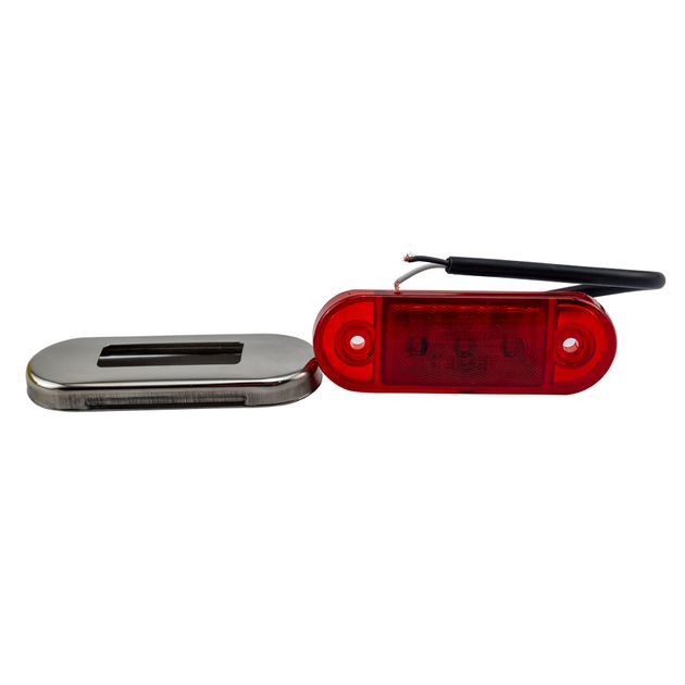 Lucidity LED Marker Lamp Red Lens | Mike's Transport Warehouse