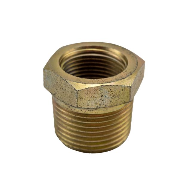 Hydraulic reducing bush steel M3/4 x F1/2BSPT | Mike's Transport Warehouse