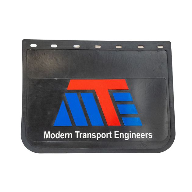 Mud Flap 24x18 MTE Moulded Black PVC Rubber | Mike's Transport Warehouse