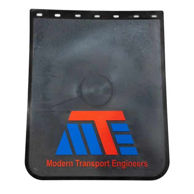 Mud Flap 24x30 MTE Moulded Black PVC Rubber | Mike's Transport Warehouse
