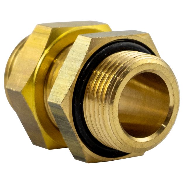 Bulkhead Fitting M22 Male to M16 Female | Mike's Transport Warehouse