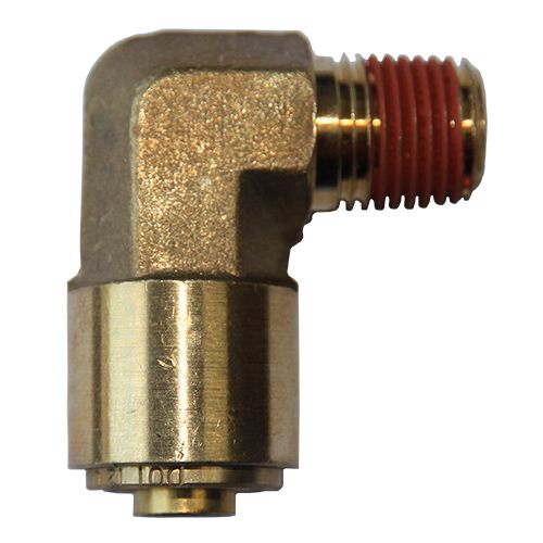 Brass Fitting Elbow M6 Tube x M10 Thread | Mike's Transport Warehouse