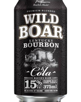 Wild Boar Bourbon & Cola 15% 375ml-24