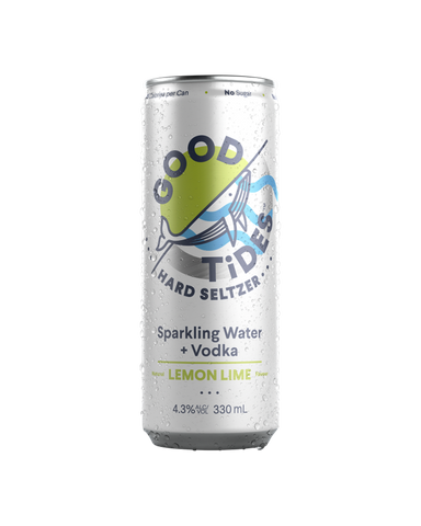 Good Tides Lemon Lime Seltzer 330ml x24