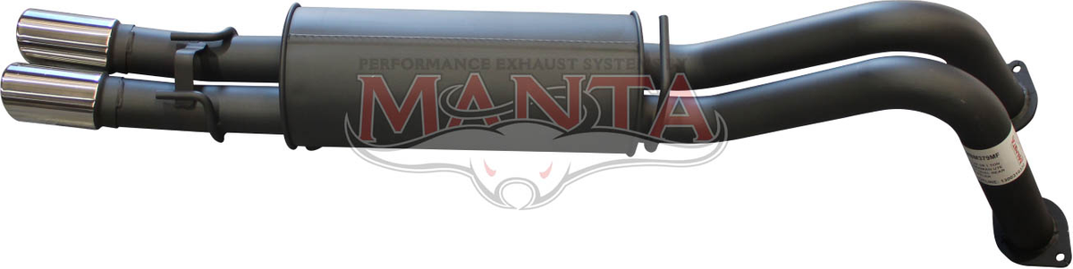 Holden VY - VZ V8 1 ton /Crewman Ute 2 1/2in Dual Rear Muffler - MPI ...