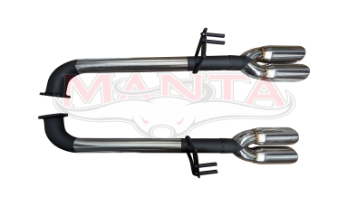 Holden Commodore VE SS+Maloo Ute V8 6.0L 2 1/2in Dual Rear Tail Pipes ...