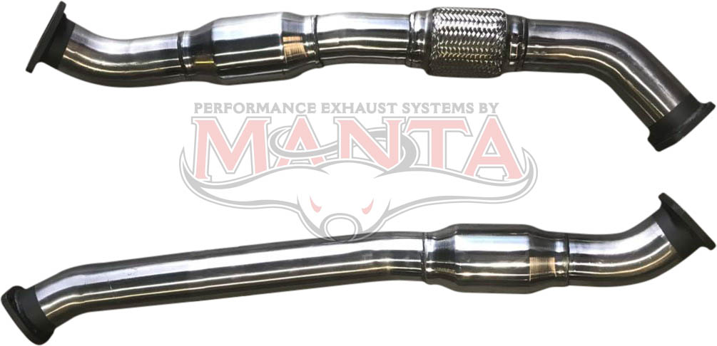 Toyota LandCruiser VDJ200 V8 4.5L T.D. Dual 3in Engine Pipes With Cats ...