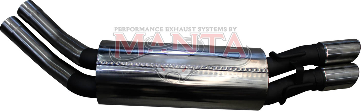 Holden VY Monaro CV8/GTO Coupe V8 Dual 2 1/2in Rear Muffler - MPI ...