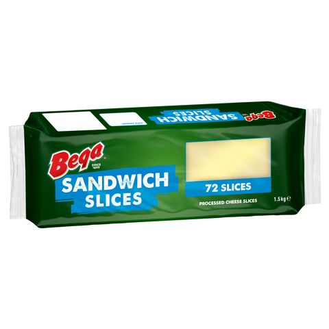 Cheese Slices 72 Processed Sandwich Bega Mount Gambier Foods