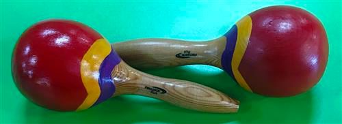 P.Plus Mini Wood Maracas RED