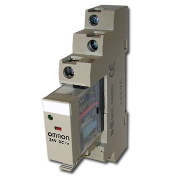 OMRON, Relay, 24V DC, SPDT, 240V AC 10A contacts with barrier isolation ...