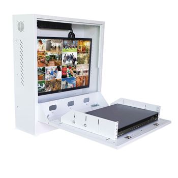 NETDIGITAL, NVR Cabinet, 2RU Vertical Rack Mount, wall mount, Fits ...