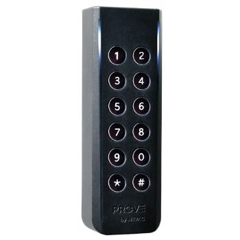 NIDAC (Prove), Keypad, 6x2 style, Weather resistant, IP65, Black ...