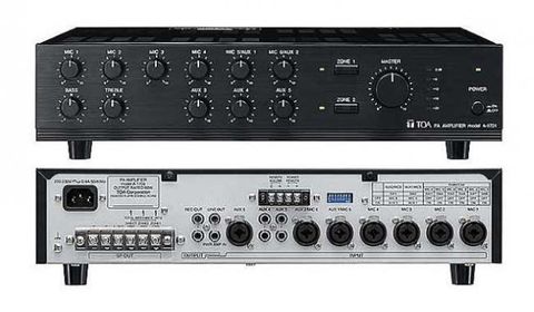 TOA 100V & 4ohm 240W Mixer Amplifier - NFS