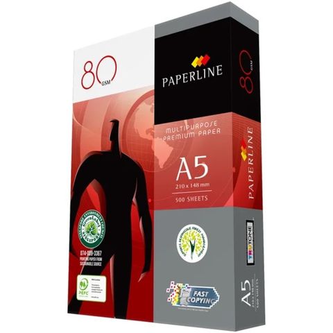 Paperline A5 White Copy Paper 80gsm