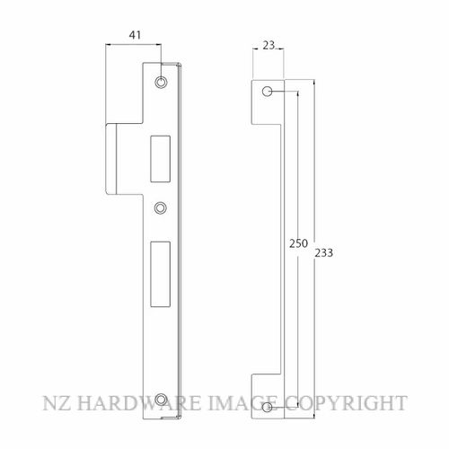 SCHLAGE VIRTUS TIMBER REBATE KITSET SATIN STAINLESS