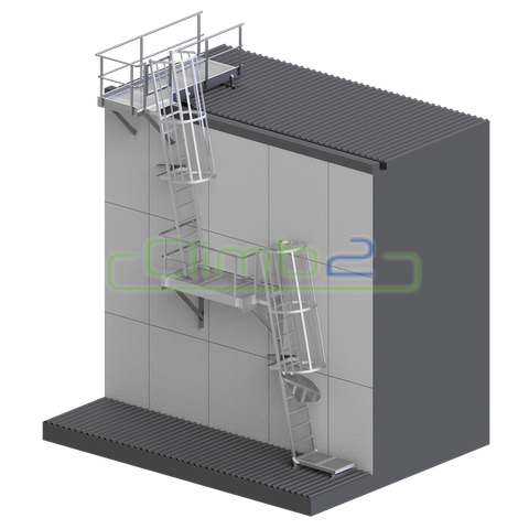 Internal Ladder 7200-18000mm - Safemaster