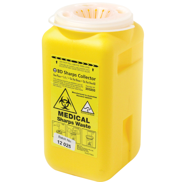 Sharps Container 1.4L | Workplace Safety | Safety Supplier with ...