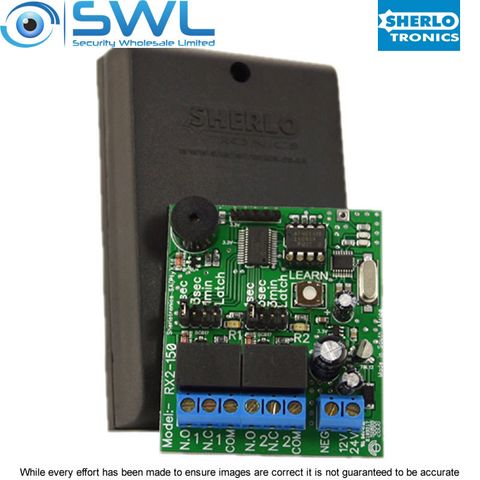 Sherlotronics RX2-150 433MHz 2 Channel Receiver