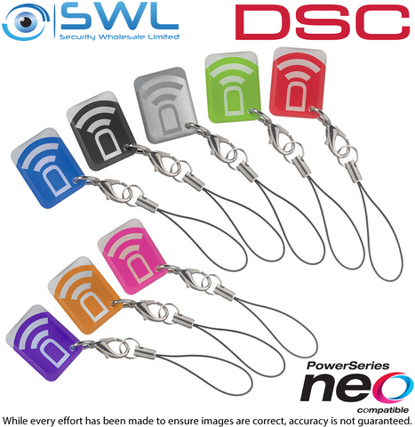 DSC Neo: MPT Mini Prox Tag For Arm / Disarm Pack of 8 SWL