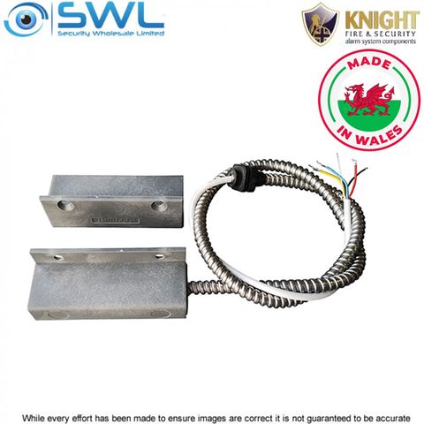 SWL NYLON SM Reed Switch: Heavy Duty, 65mm Gap, N/C, 50cm Armoured Fly SWL