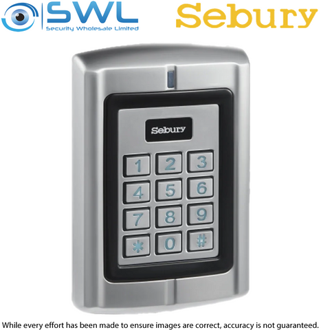 Sebury W3-A Two Door Access Control Keypad: RFID, 1200 Users SWL