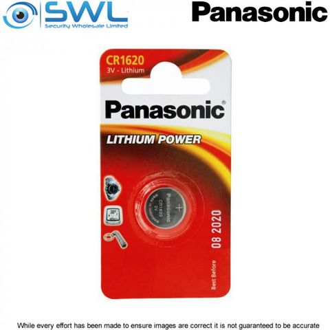 Panasonic 3V CR1620 Lithium Battery (Single) SWL