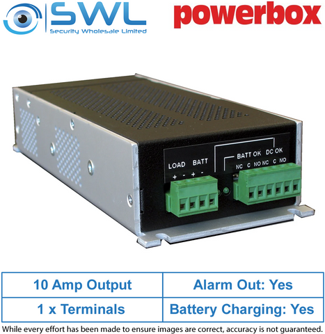 Powerbox PB256-1210CML: 13.8VDC 10 Amp Power Supply, 8A Output + 2A ...