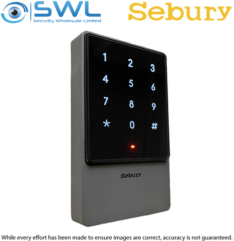 Sebury STouch2 Keypad & Reader, Wiegand Output/Input SWL