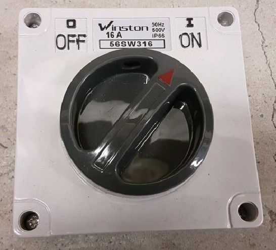 ISOLATOR SWITCH,3-POLE - Isolator Switch, 3-phase, 16A/20A // Simpro