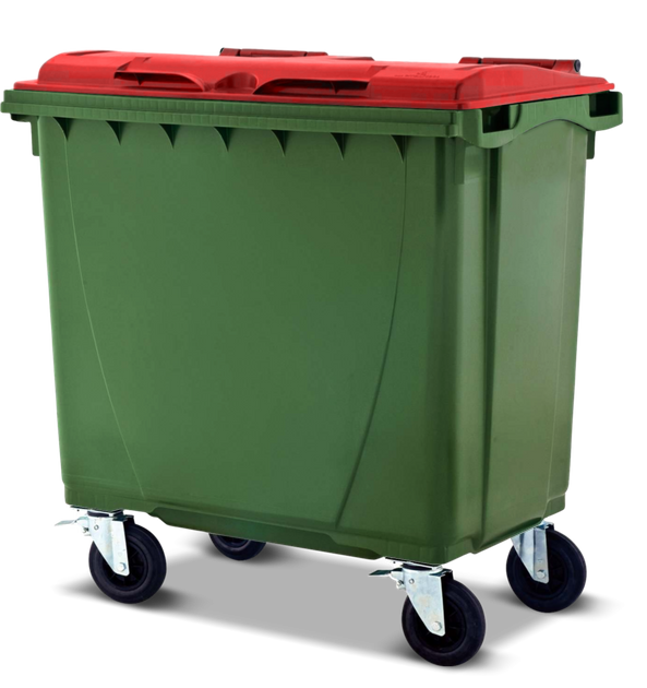 660L Wheelie Bin - The big mobile bin for big waste // Simpro