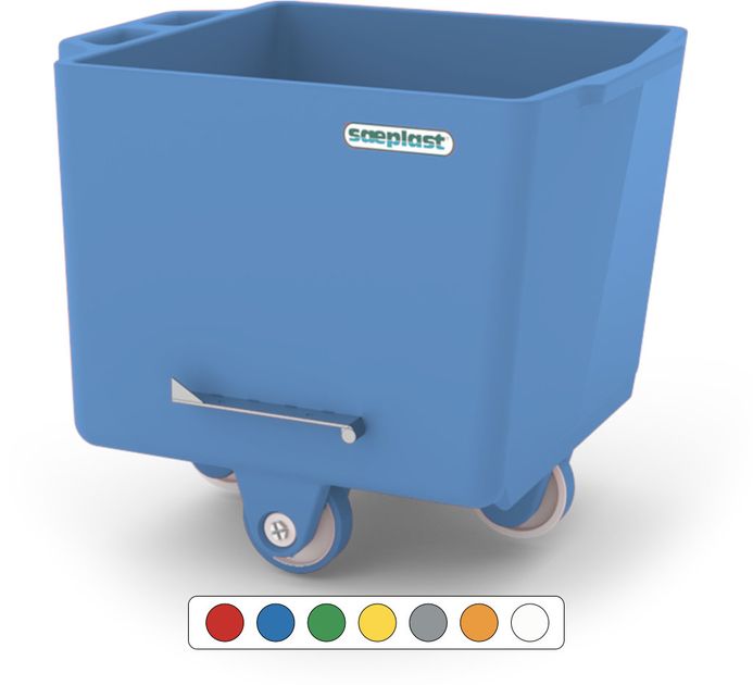 200L Flurobin - Colour-coded foodgrade PE Eurobin // Simpro