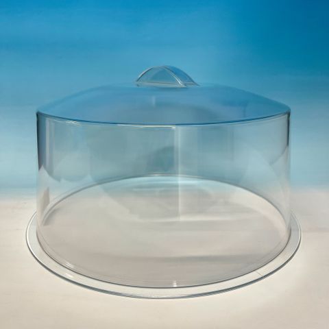 CLEAR ACRYLIC CAKE COVER 30X17CM