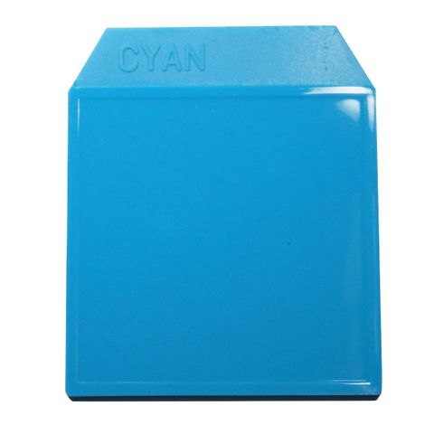 Light box colour plate Cyan 50x50mm