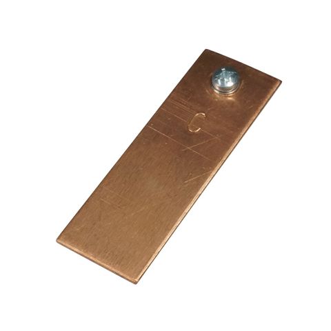 Plate electrode Copper 75x25x1.5mm