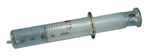 Syringe Gas glass 100ml