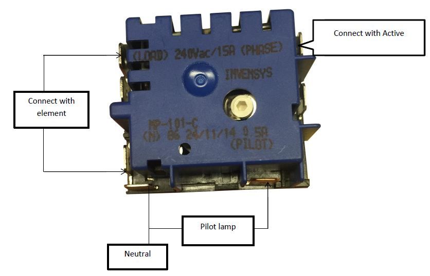 MP-101 Simpson Hotplate Simmerstat Control | Oven Elements