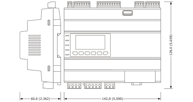 EVCO C-PRO 3 KILO PROGRAMMABLE CONTROL HVACR SPARES & EQUIPMENT EVCO CONTROLS PROGRAMMABLE ...