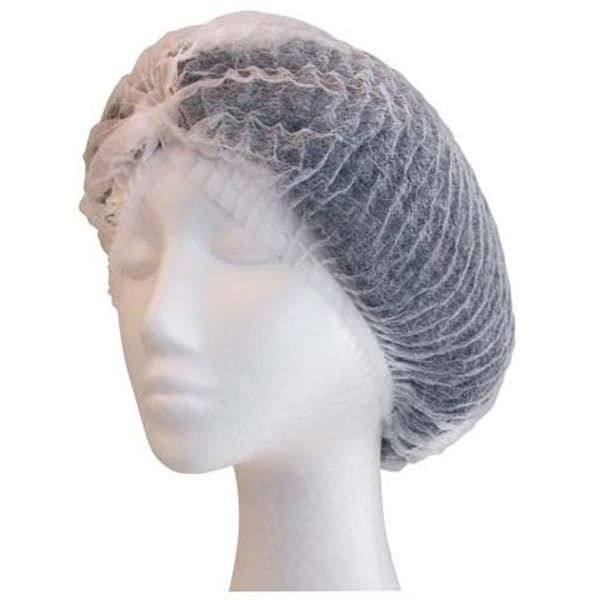 Buy Hair Nets Crimped - White Online | Power Packaging