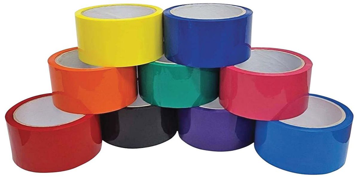 Buy Coloured PP Tape Online | Power Packaging