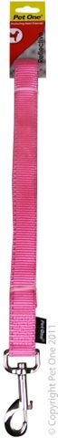 Pet One Reflective Lead Pink Petsmart.nz