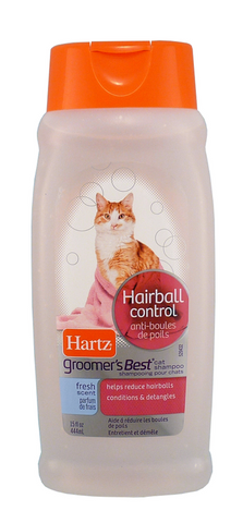 Hartz Cat Hairball Control Shampoo 444ml Petsmart.nz