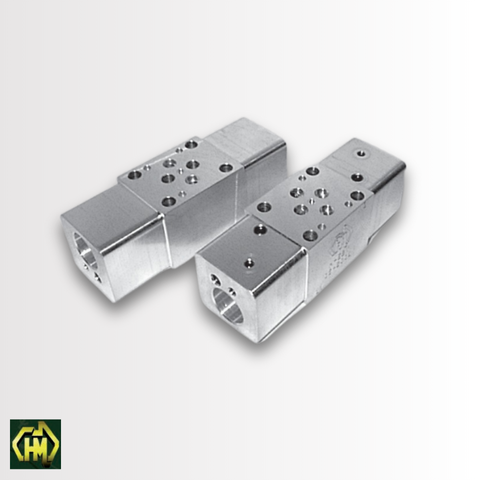 HYDRAULIC SANDWICH BODY, A & B CROSSLINE RELIEF FUNCTION, CETOP 3, DUAL ...