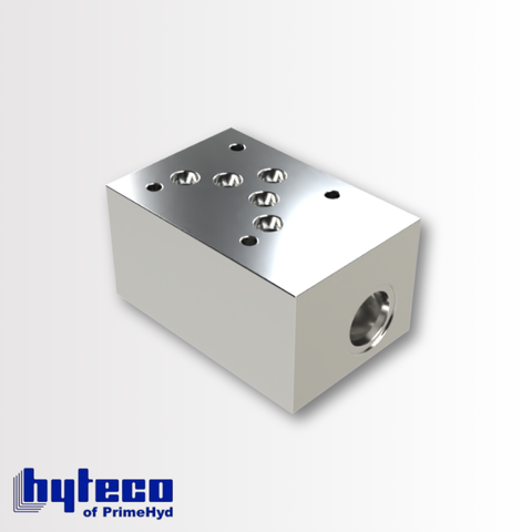 HYDRAULIC SANDWICH BODY, FLOW CONTROL/CHECK FUNCTION, CETOP 5, P PORT ...